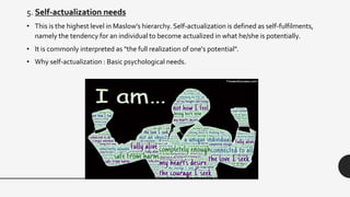 Motivation and hierarchy of needs ppt (1) | PPTX