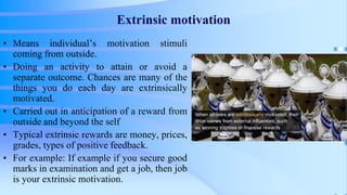 Motivation and its types | PDF