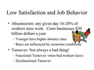 Motivation and job satisfaction | PPT