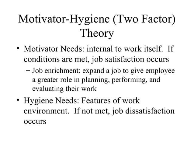 Motivation and job satisfaction | PPT | Career Advice | Careers