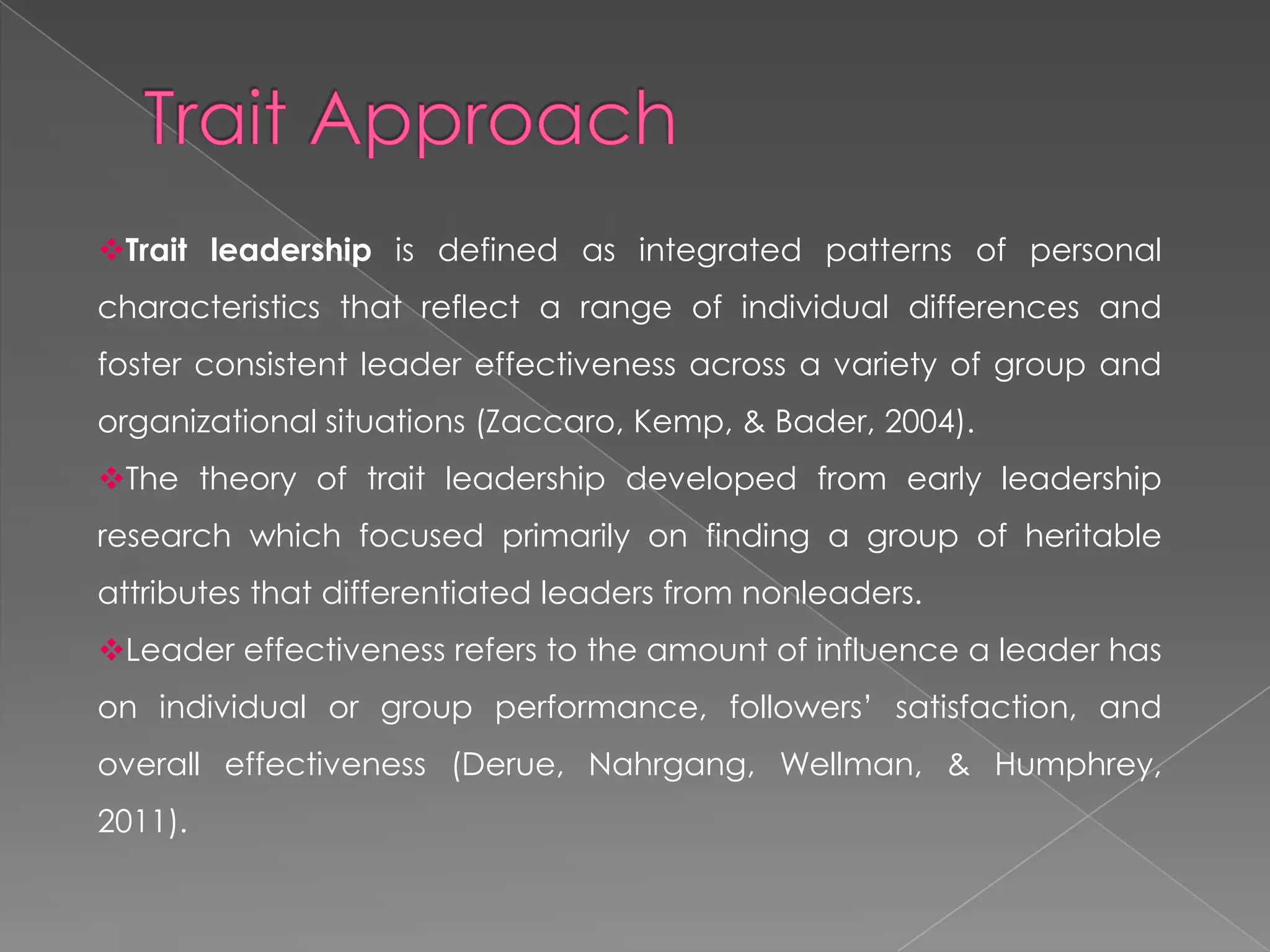 Motivation and leadership | PPTX