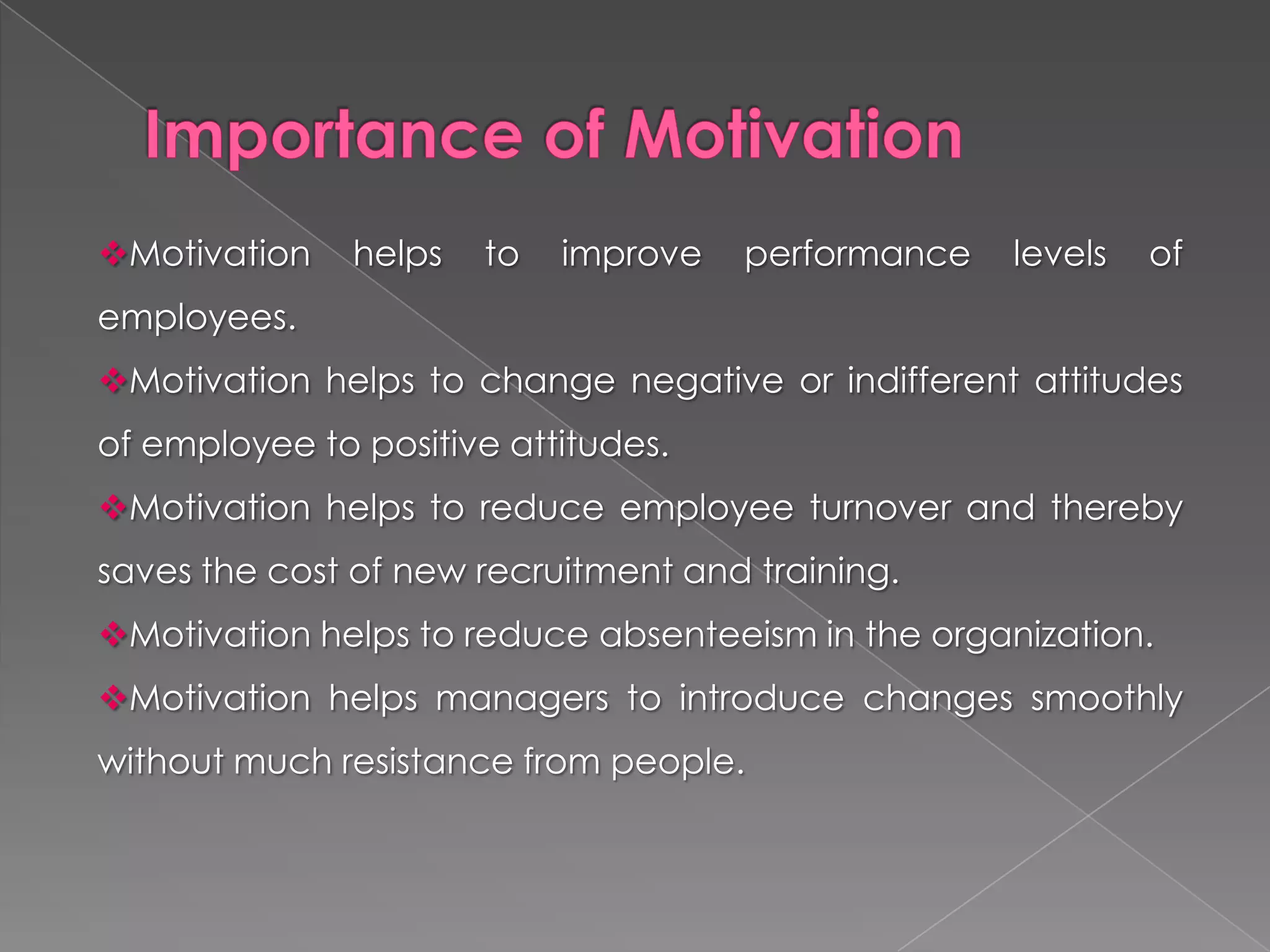 Motivation and leadership | PPTX