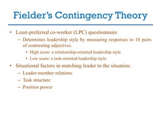 Motivation and leadership | PPT