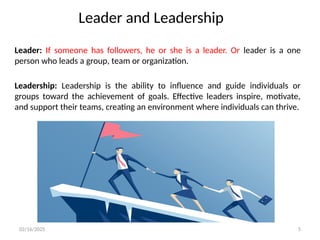 Motivation and Leadership and its Theory | PPTX
