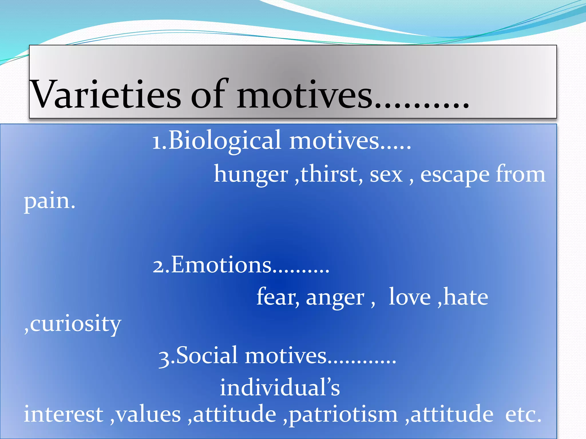 Motivation and learning ppt | PPTX