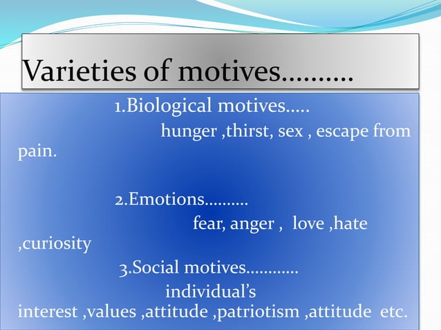 Motivation and learning ppt | PPTX