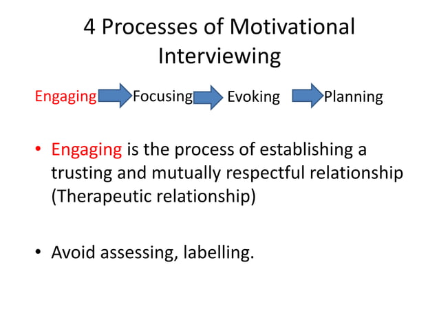 Motivation and motivational enhancement therapy | PPT