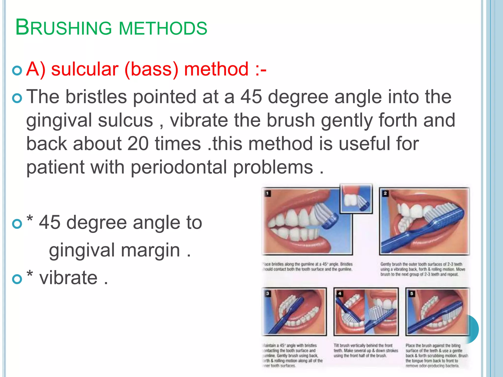 Motivation and oral hygiene instructions | PPTX