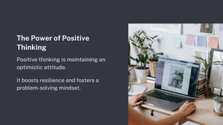 Motivation and Positive Thinking | PPTX