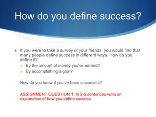 Motivation and Success | PPTX