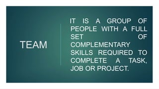 Motivation and Team Building | PPTX