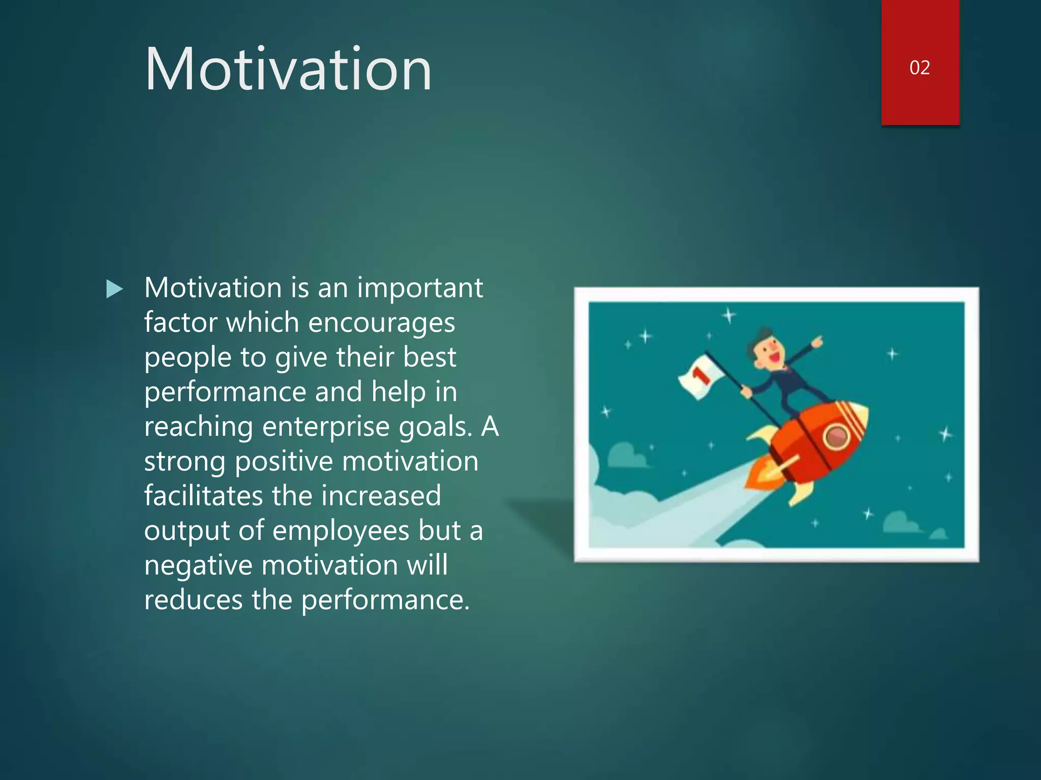 Motivation at Workplace - A Brief Understanding | PPTX