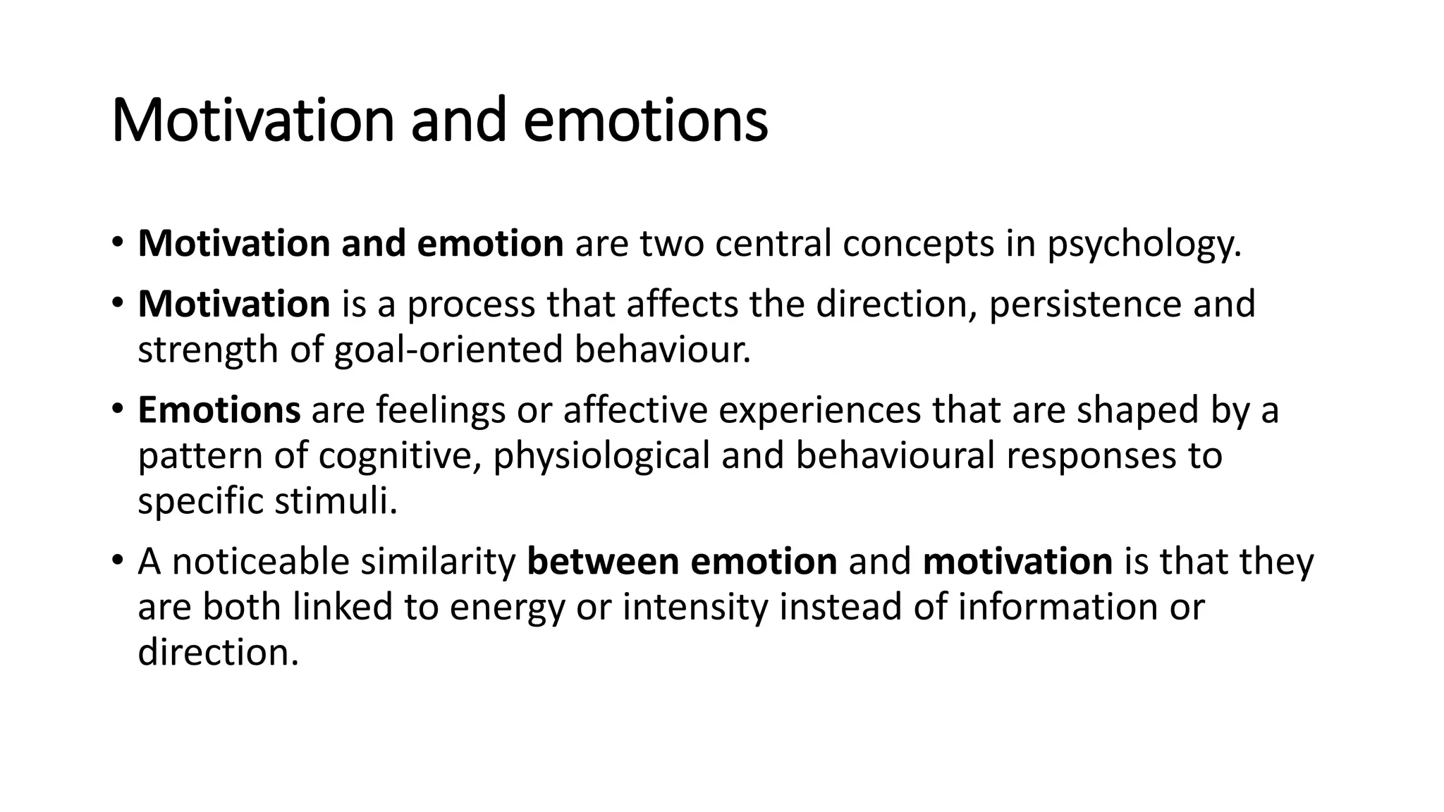 Motivation & attention | PPT