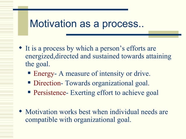 Motivation at work | PPT | Careers