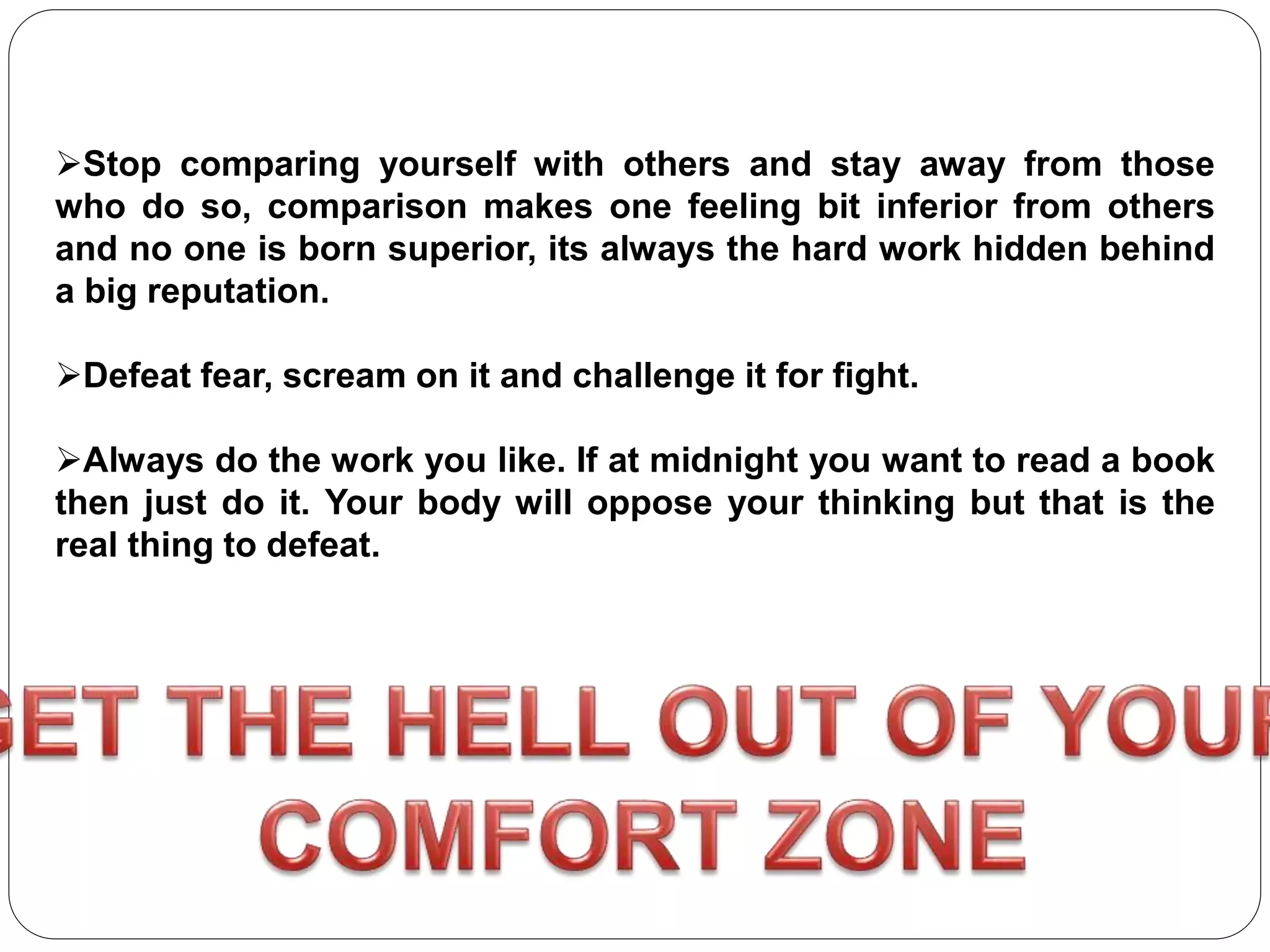 MOTIVATE YOURSELF-- eyes on goal... | PPTX