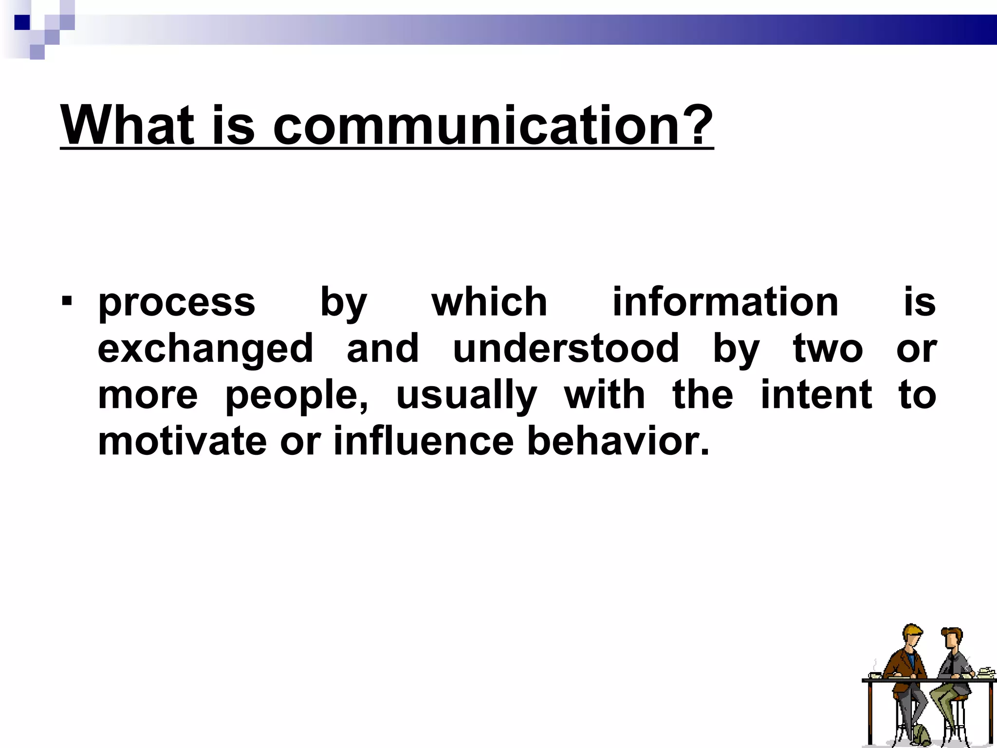 Motivation & Communication | PPT