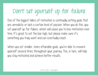 8 Ways to Stay Motivated | PDF