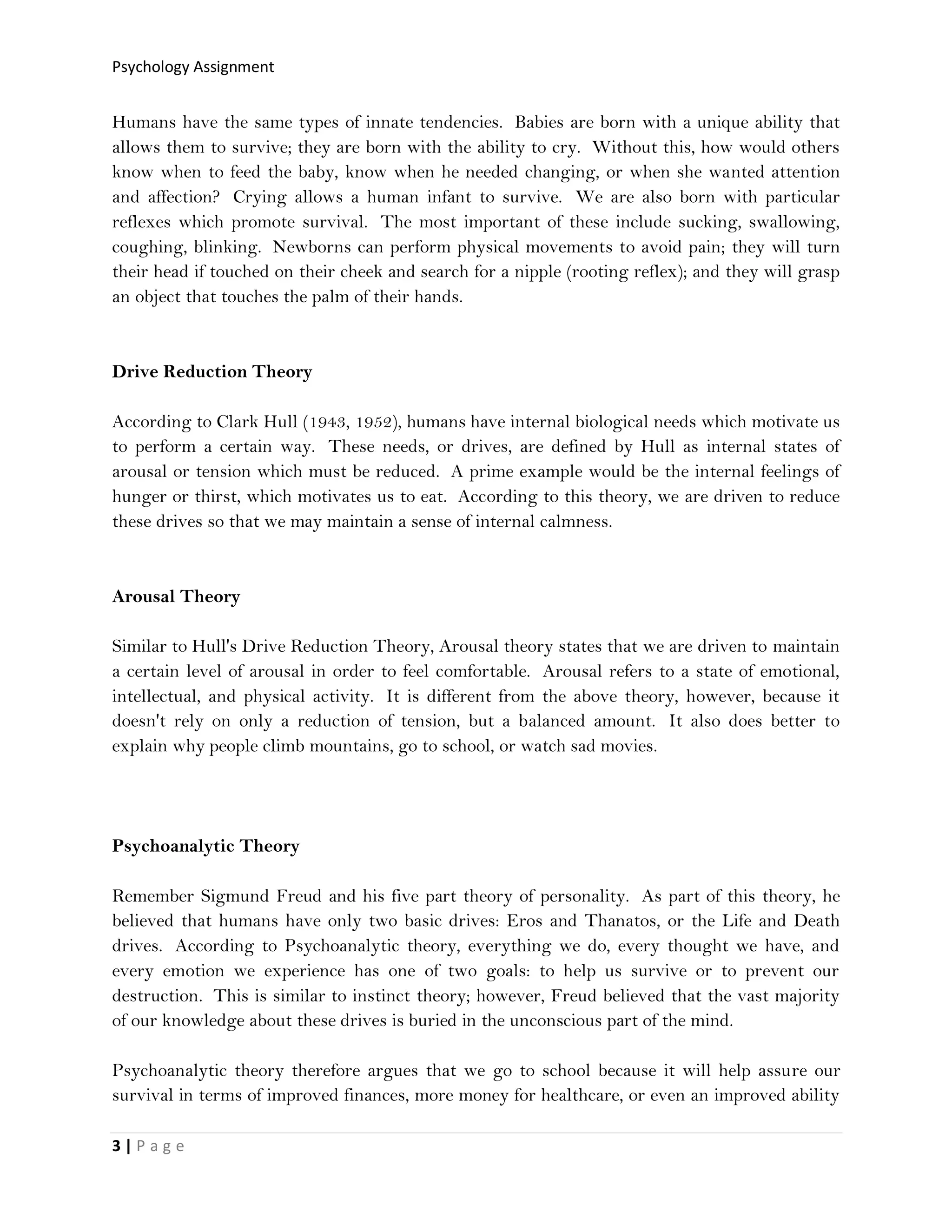 Motivation & emotions | PDF