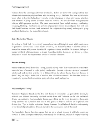 Motivation & emotions | PDF