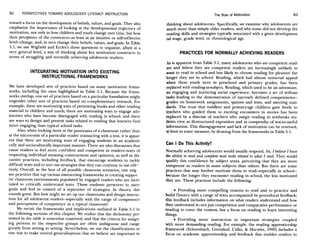The Role of Motivation in Engaged Reading of Adolescents | PDF