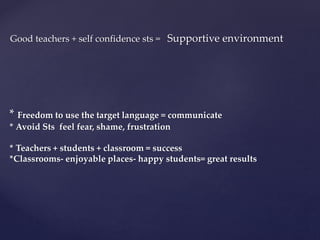 Motivation factors in language learning | PPTX