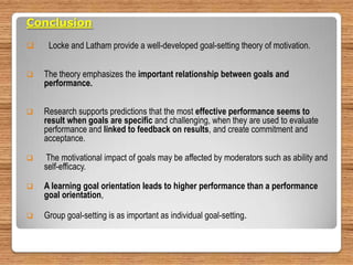 Motivation (goal setting) By IISWBM students | PPTX