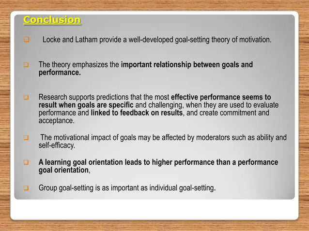 Motivation (goal setting) By IISWBM students | PPTX