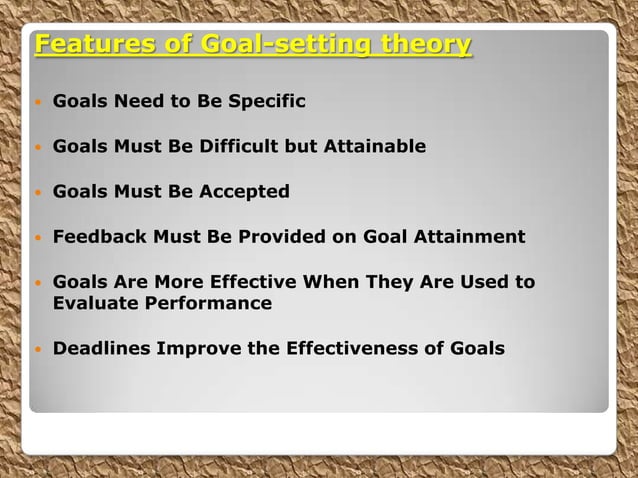Motivation (goal setting) By IISWBM students | PPTX