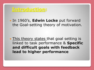 Motivationgoalsettings | PPTX