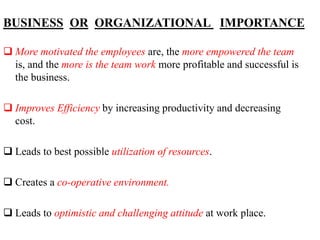 Motivation importance in organization | PPTX