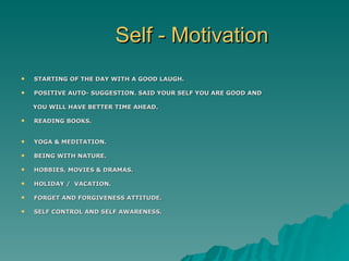 Motivation & influncing others | PPT