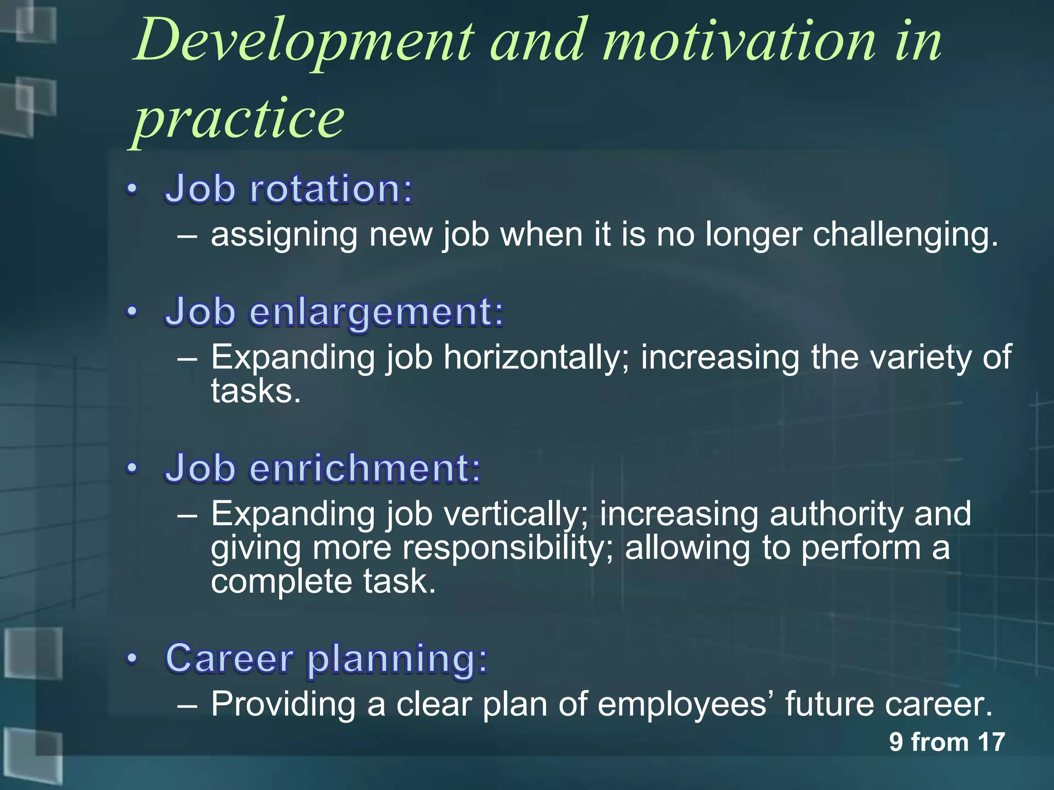 Motivation in practice | PPTX