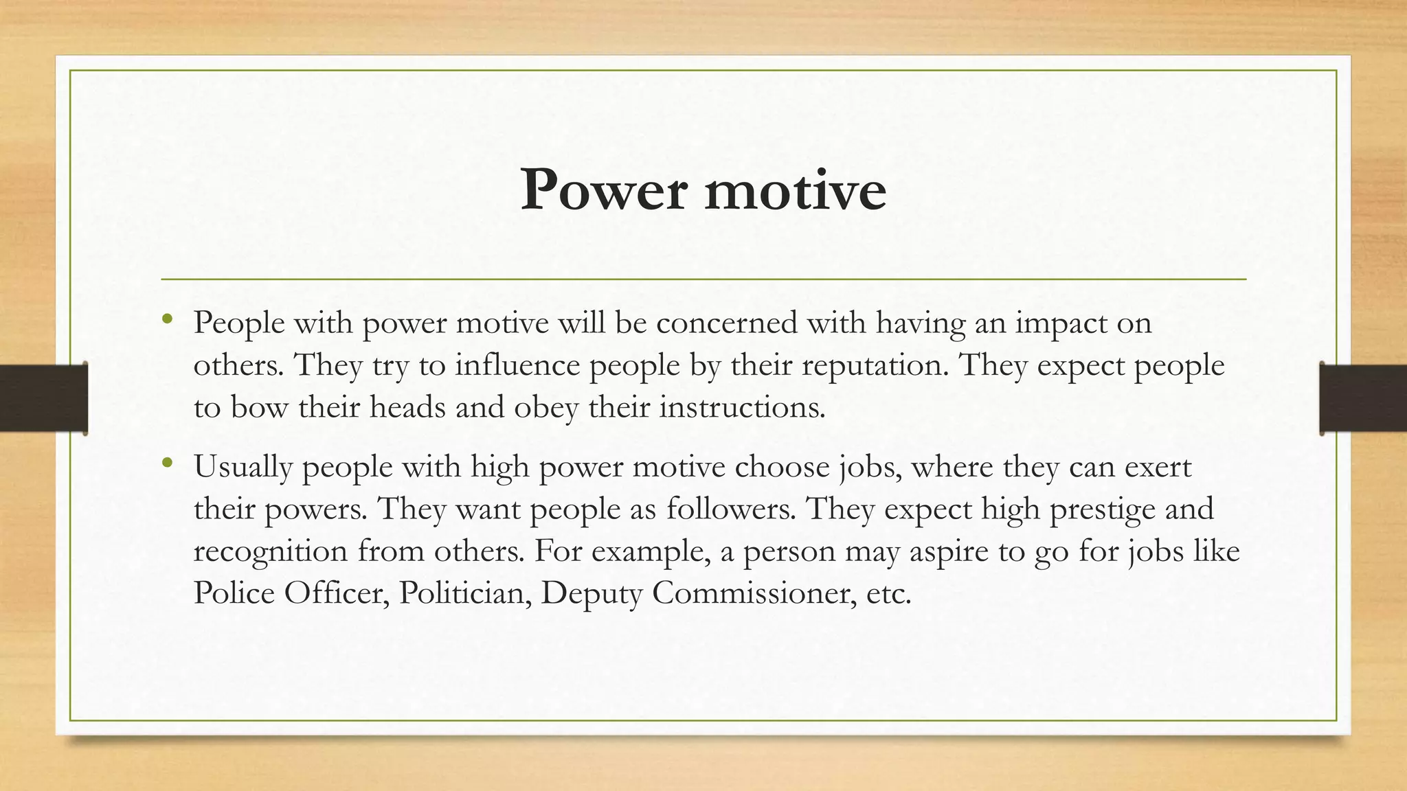 Introduction of Motivation in psychology | PPTX