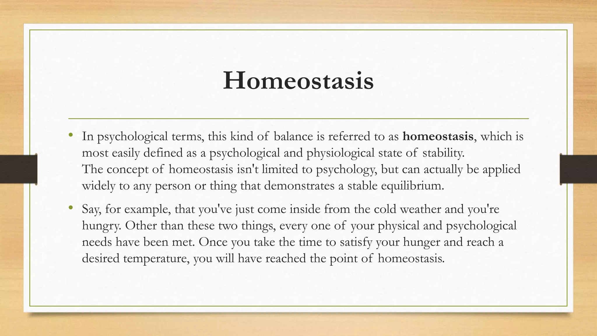 Introduction of Motivation in psychology | PPTX