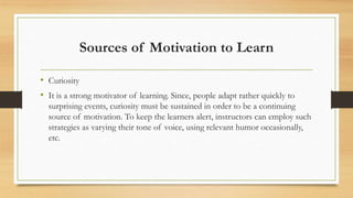 Introduction of Motivation in psychology | PPTX