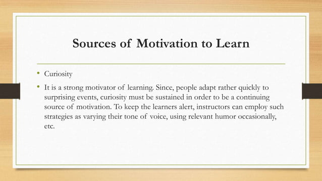 Introduction of Motivation in psychology | PPTX