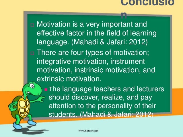 Motivation in second language acquisition