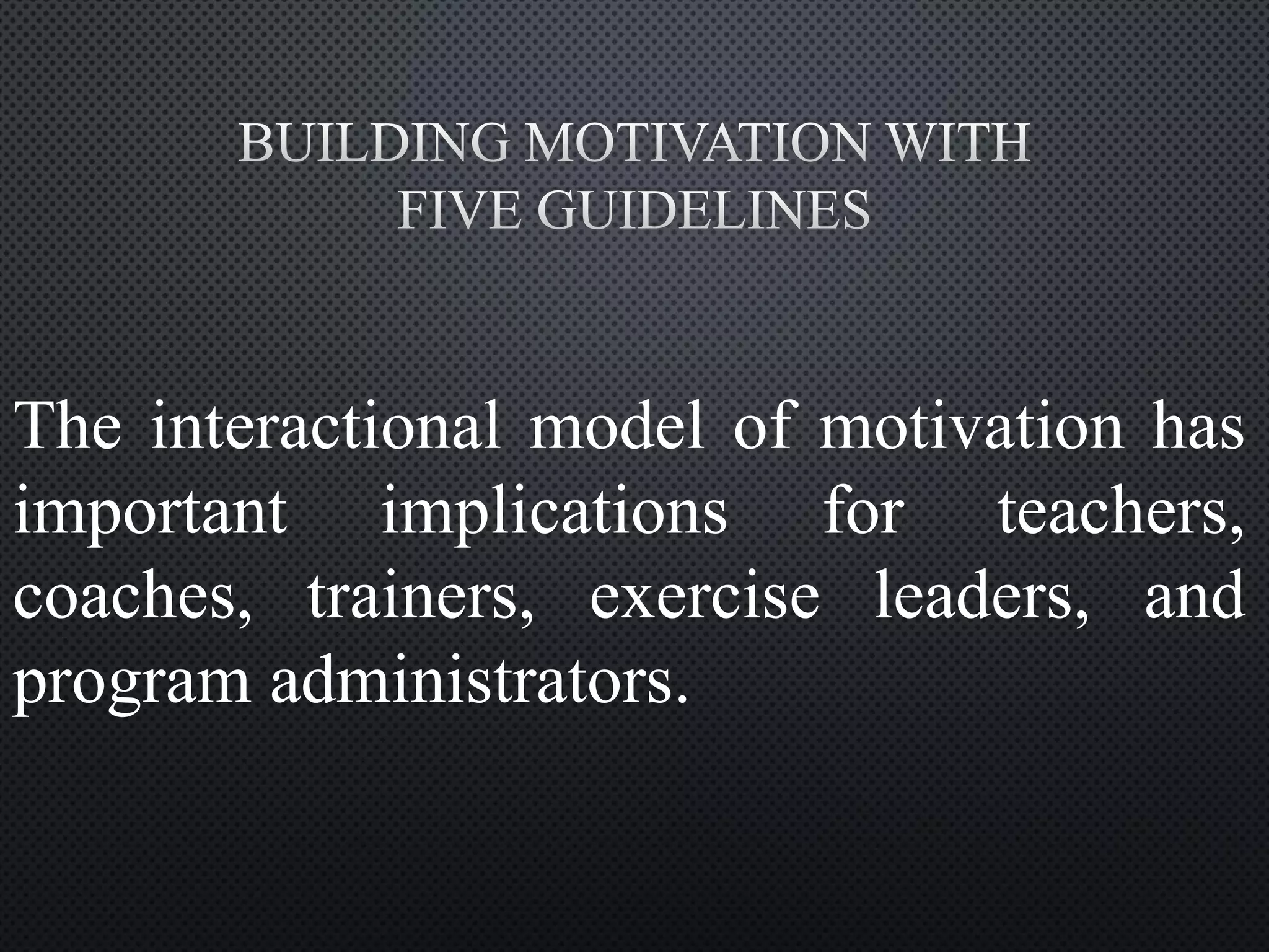 Motivation in sports | PDF