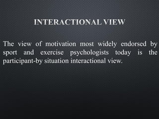 Motivation in sports | PDF