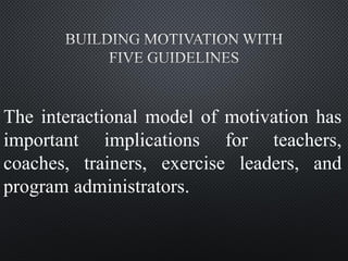 Motivation in sports | PDF