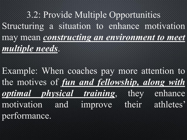 Motivation in sports | PDF | Participant Sports | Fitness and Exercise