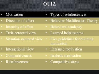 Motivation in sports | PDF