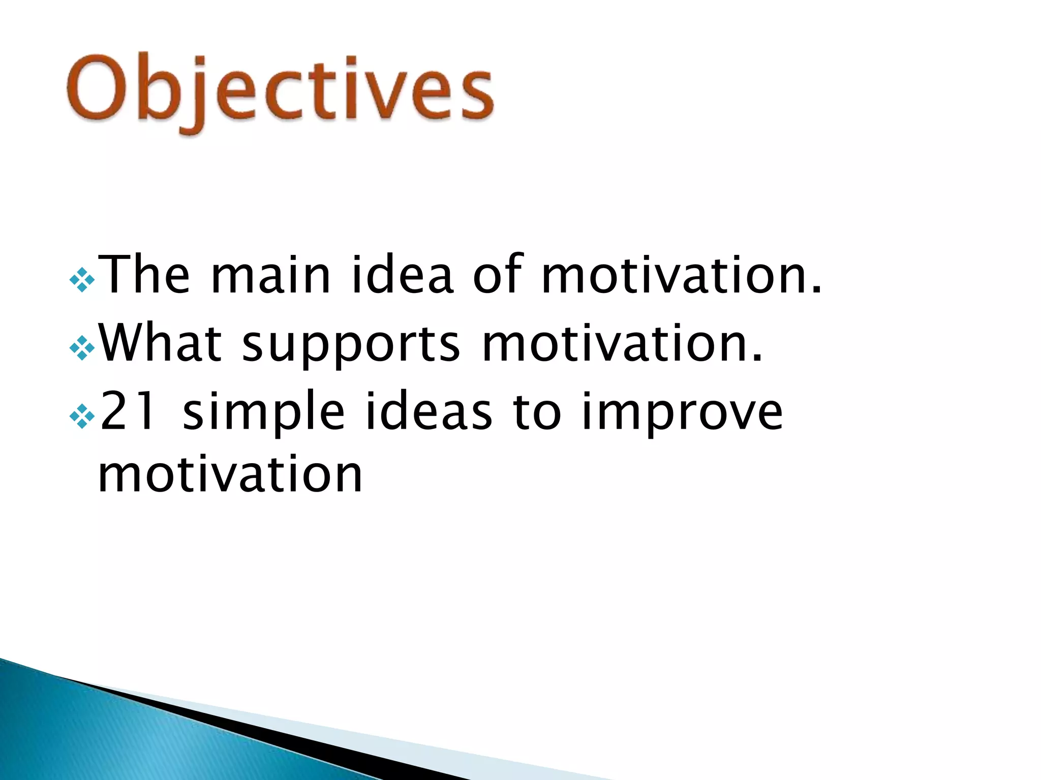 Motivation in the esl classroom | PPTX | Education