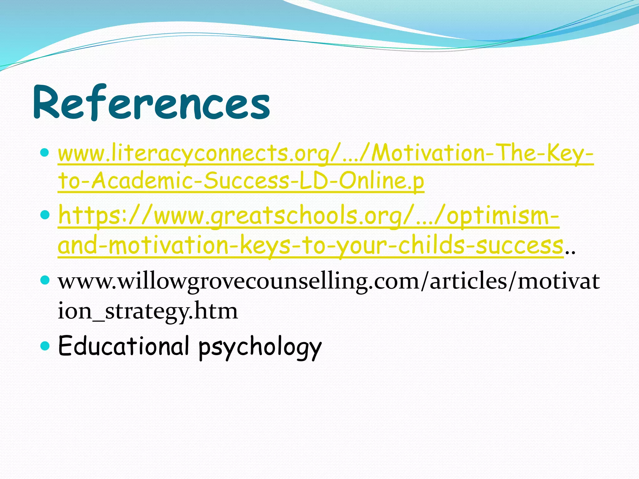 Motivation is a key to success | PPTX