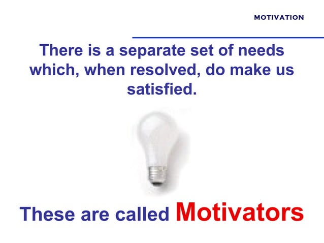 Motivation And Job Satisfaction Ppt