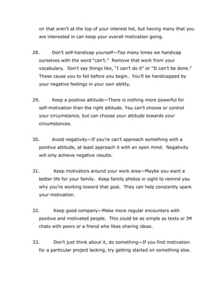 MOTIVATION Made Simple | PDF