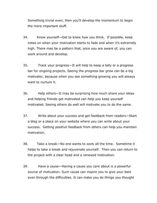 MOTIVATION Made Simple | PDF