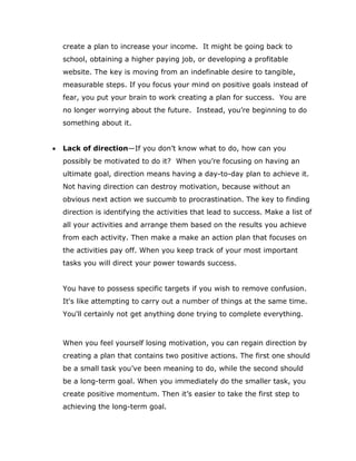 MOTIVATION Made Simple | PDF