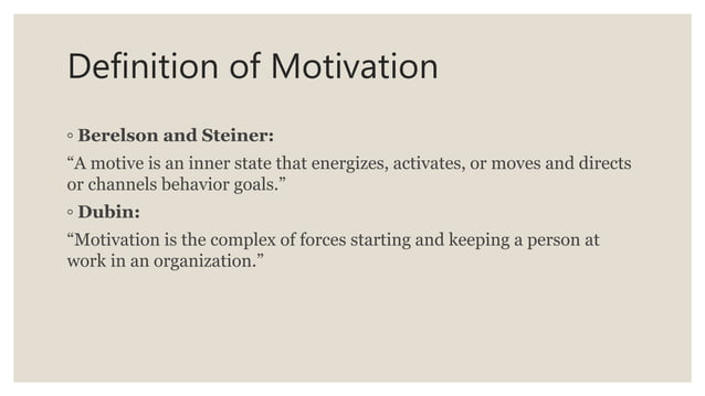 Motivation ob 18 01-2021 | PPT