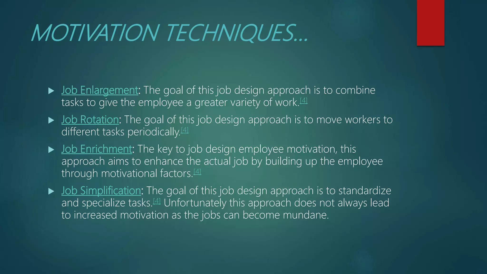 Motivation of employees | PPTX